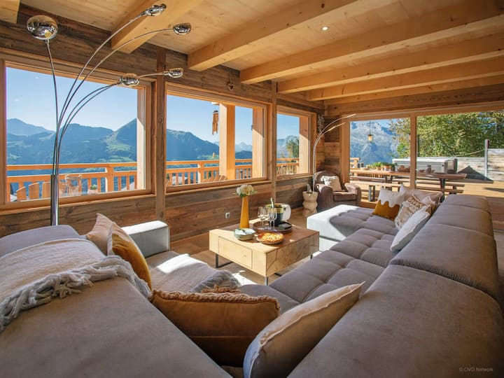 Chalet 14p Avec Jacuzzi & Hammam – Bien-être - Thônes