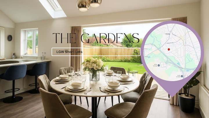 Moderne-vue Sur Jardin-bungalow-sdb Privée Avec Do - London Gatwick Airport (LGW)