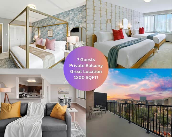 Lux Dca Penthouse Suite, Sleeps 8+balcony+parking - Arlington, VA