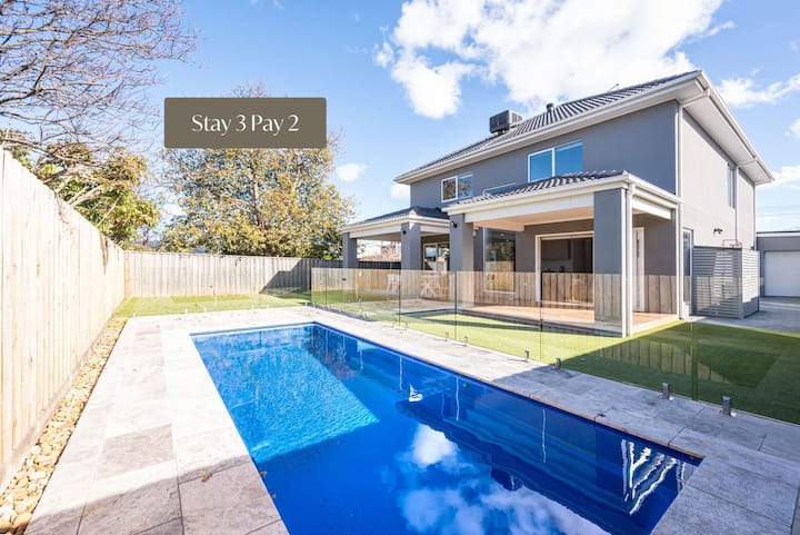 Solara House With Heated Pool And Cinema Room - Mount Martha