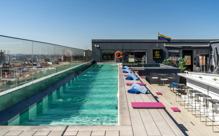 Rooftop Pool, And Underground Speakeasy - Madrid
