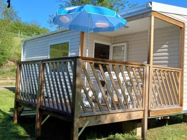 Mobil-home Pour 4 Pers Avec Terrasse - Langogne