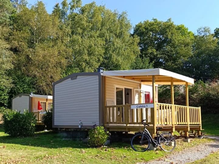 Location Mobil Home Avec Terrasse à Guégon - Josselin