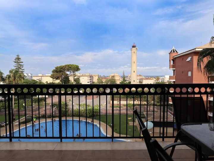 Espectaculares Vistas Al Mar Y Al Faro - Sagunto