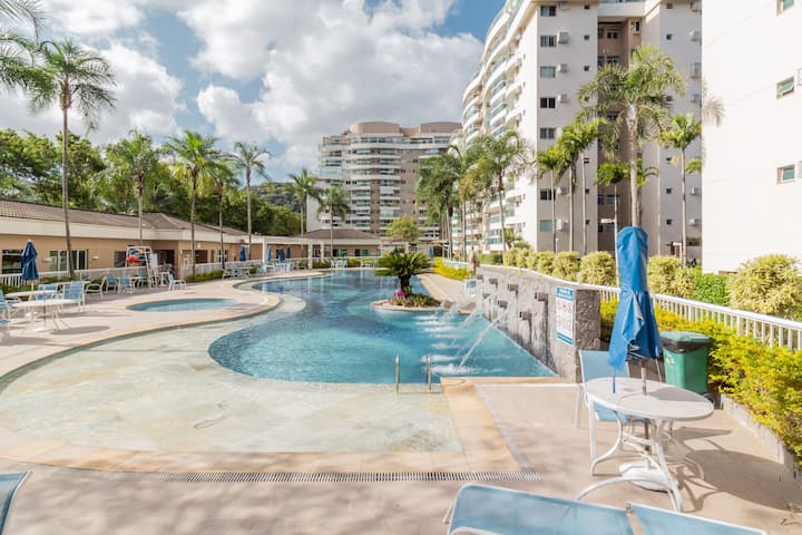 Apartment With Balcony In Recreio | Sa907 - Recreio dos Bandeirantes