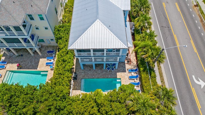Steps To Beach, Heated Pool, Elevator, Game Room - St. Augustine Beach, FL