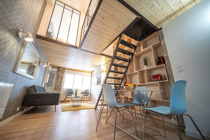 Loft Spacieux à La Guillotière 2 Chambres Lyon 7 - Gare de Lyon-Perrache