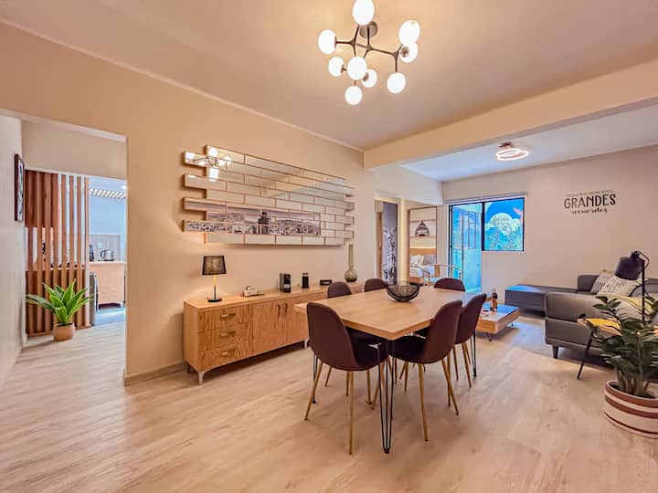 Art-filled Apartment With Terraces, Downtown & Gar - Mexico City