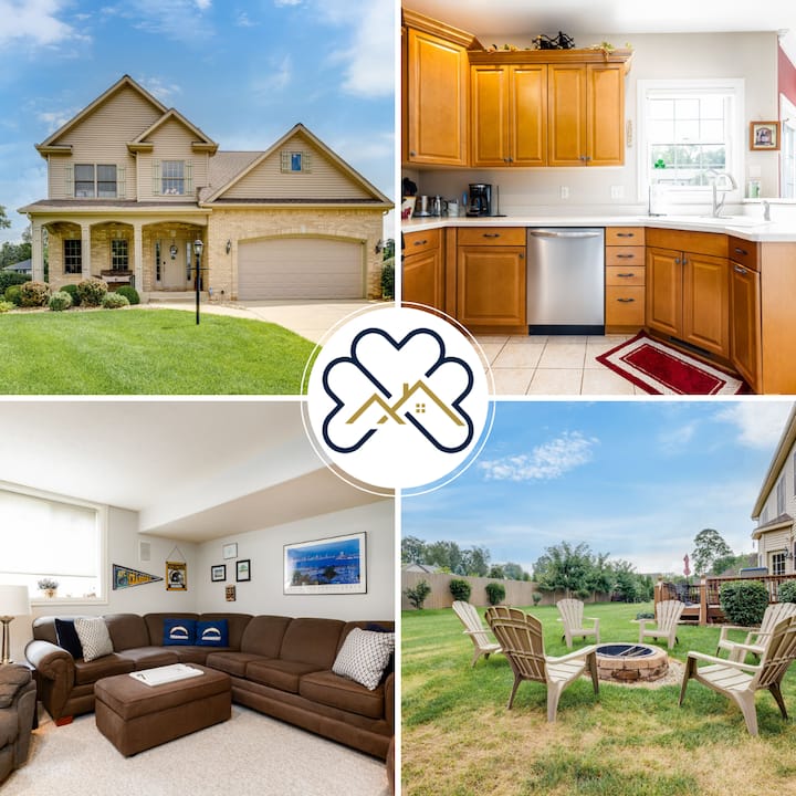 The Domer Den-3br/3.5ba Home 1.5mi To Nd Campus - Mishawaka, IN