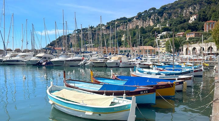 Ecrin Riant Grand Appartement Vue Mer Terrasse - Villefranche-sur-Mer