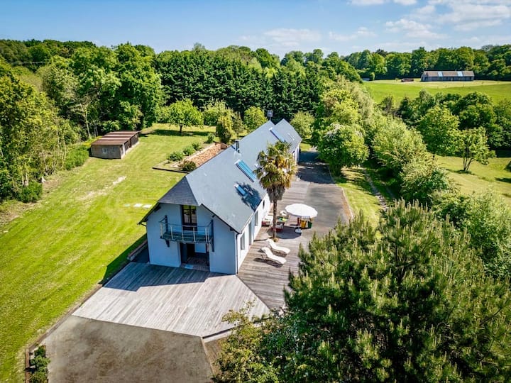 Le Ranch Des Hirondelles - Villa Pour 12 Pers. - Houlgate