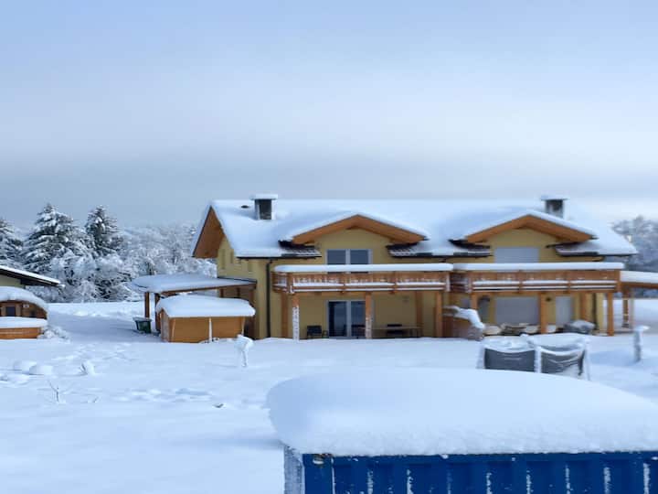 Villa Avec Terrasse Sauna à Du Triangle Frontalier - Tarvisio