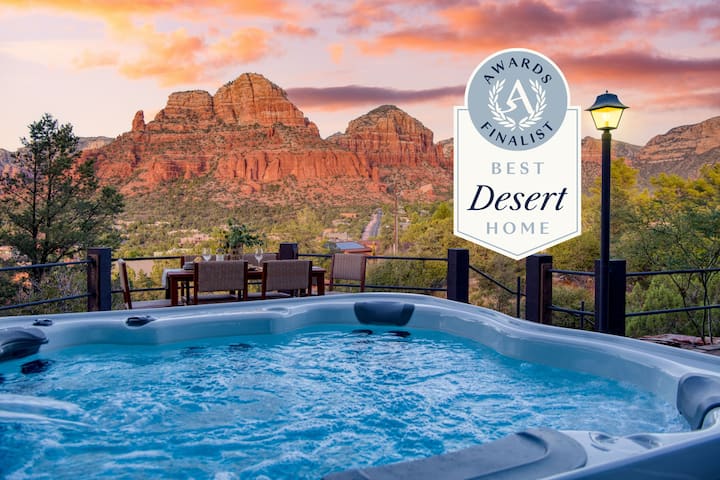 Hot Tub, Views & Sunroom Lounge | Red Rock Haven - Sedona, AZ