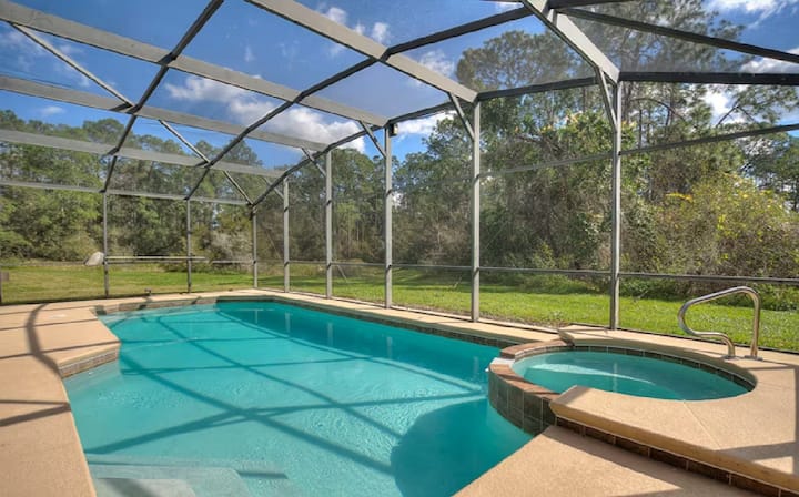 5br Villa W/ Pool, Spa, & Office For Remote Work - Davenport, FL