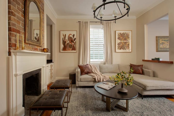 Charming, Historic Restored Home | Whitefield Sq - Savannah, GA