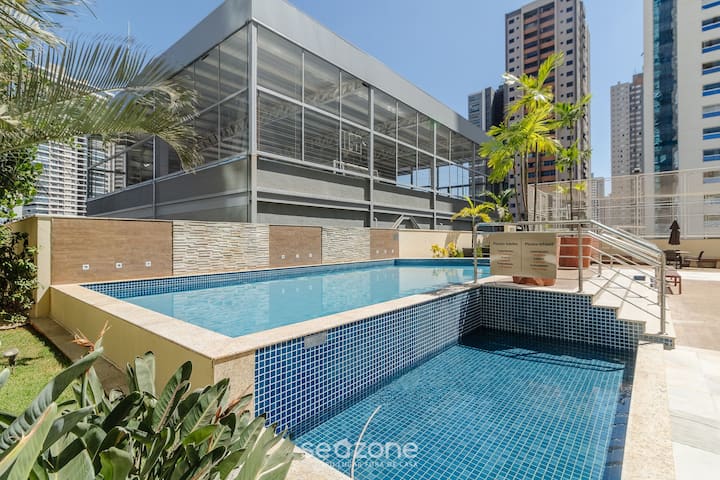 Studio In Condominium With Pool And Gym Cel1804 - Goiânia