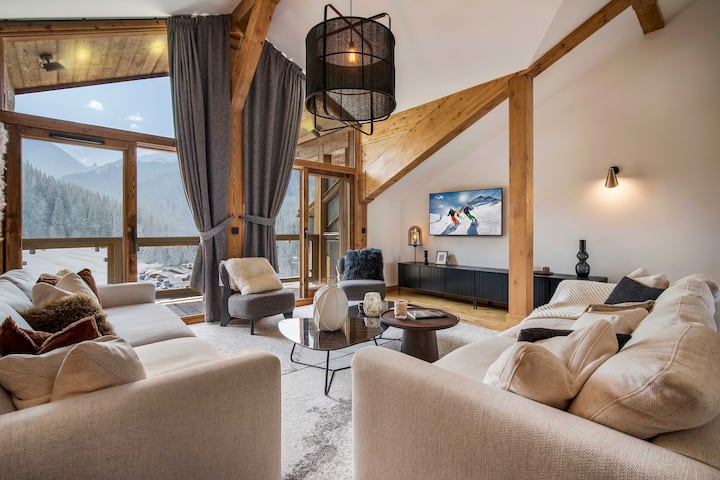 Exceptional Double Penthouse On Private Floor 8br - Courchevel