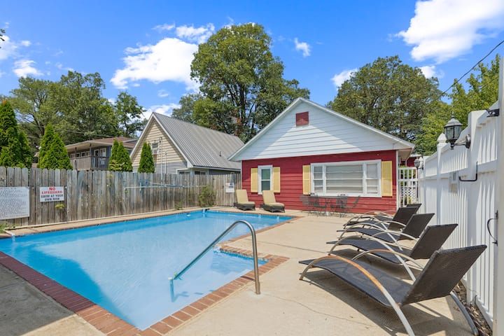 New! Dave's Last Resort Poolside-relaxing Cabin 3 - Indiana Beach, Monticello