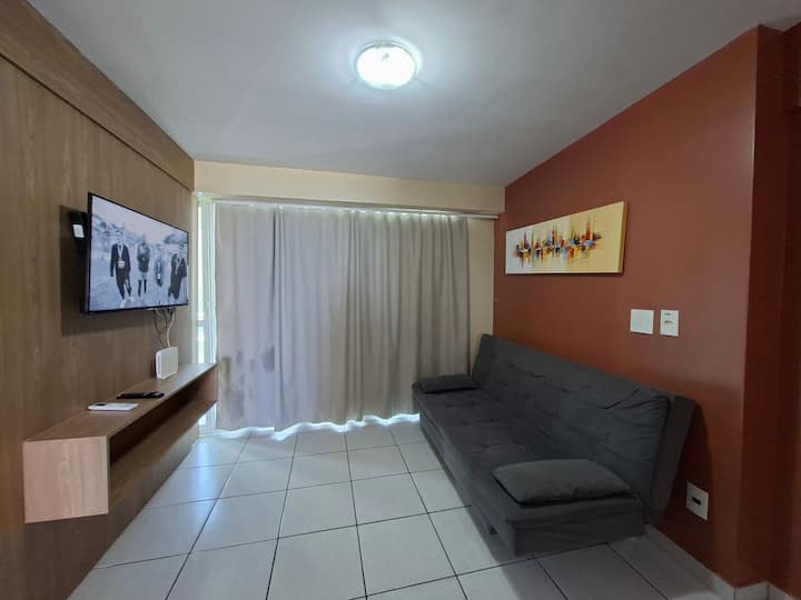 802t1 Beach Class 2q | Climatizado | Vista Cidade - Fortaleza