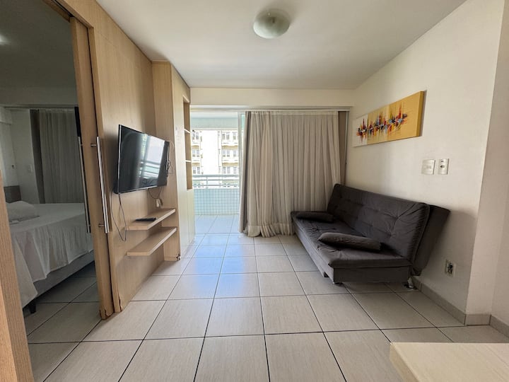 802t1 Beach Class 2q | Climatizado | Vista Cidade - Fortaleza