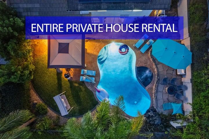 Hot Tub, King Bed, Garage, Grand View, 3br/2.5bth - Rancho Peñasquitos - San Diego