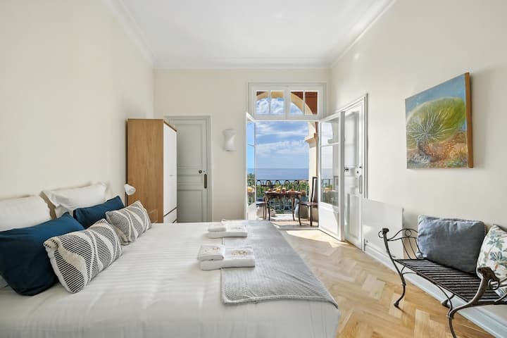 Le Coq Piacere - Garage - Ac - Wifi - Sea View - Menton