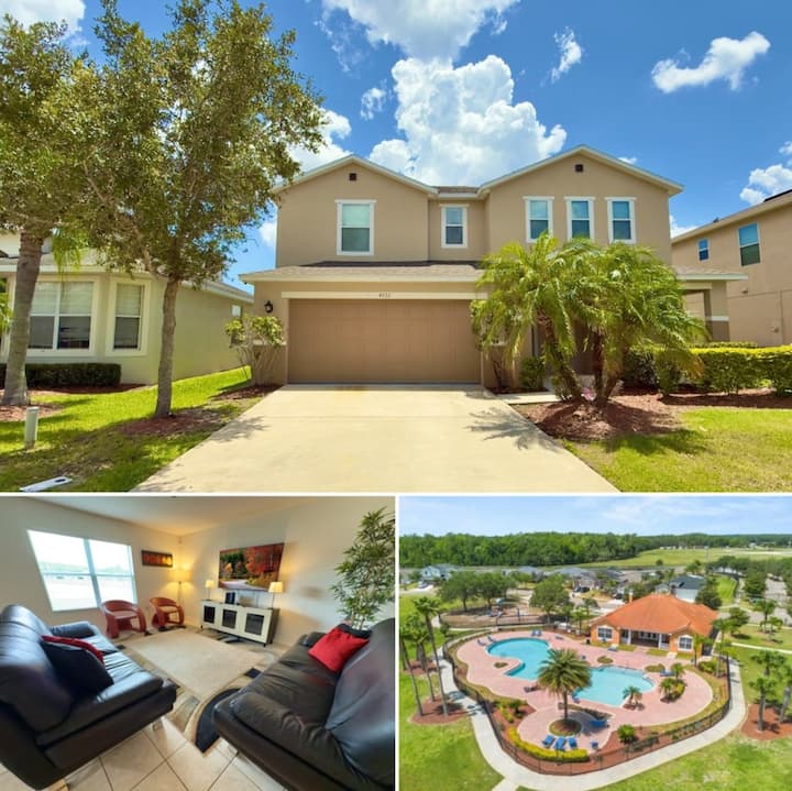 4722 Rr - Lakeview Home - Crystal Cove -4 Bedrooms - Kissimmee