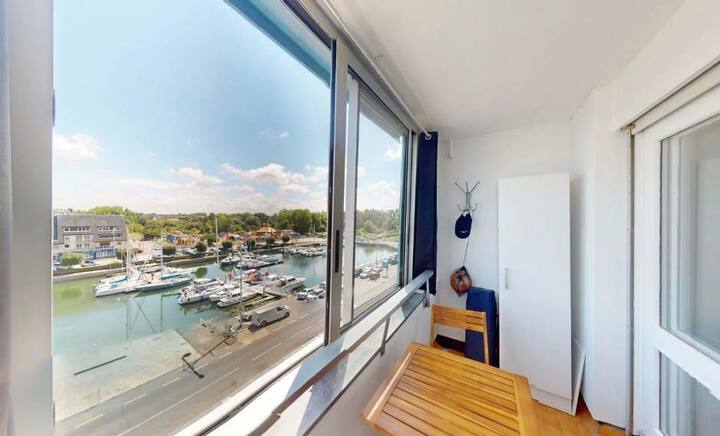 Studio Sur Le Port – Vue Mer & Plage à Pied - Courseulles-sur-Mer