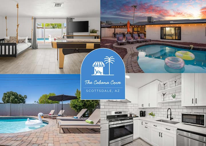 The Cabana Cove: Cabana Bar, Pool & Game Room! - Scottsdale, AZ