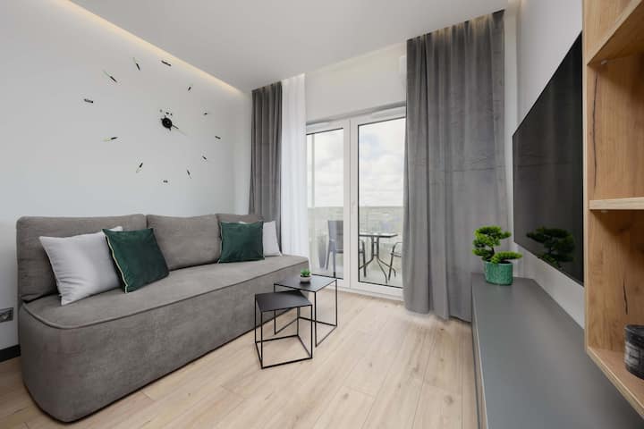 Srebrzyńska 12 | Prestigious Apartment | Parking - Łódź