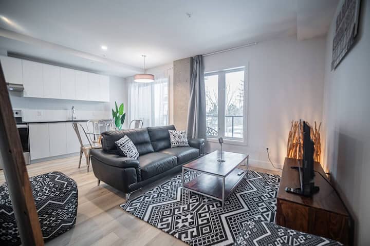 Luxe 2br Apt With Gym, Close To Parc Saint-benoît - Québec, QC