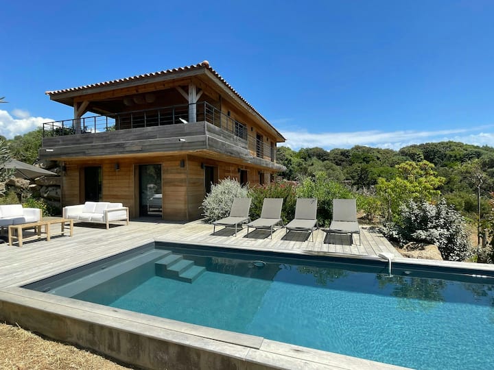 Modern Villa With Sea View In Corsica - Pianottoli-Caldarello