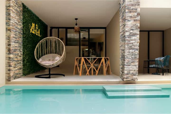 Central Playa Studio | Rooftop Pool, Patio-to-pool - Playa del Carmen