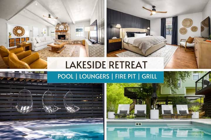 Lake Views | Pool | Fire Pit | Bbq + Spacious Deck - ZDT's Amusement Park, Seguin