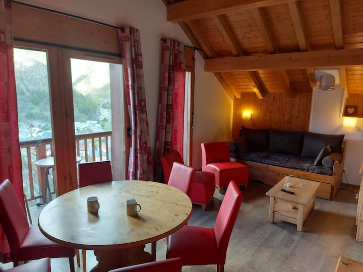 3 Pièces Alcôve 6 Personnes 3* Exposé Sud - Valloire