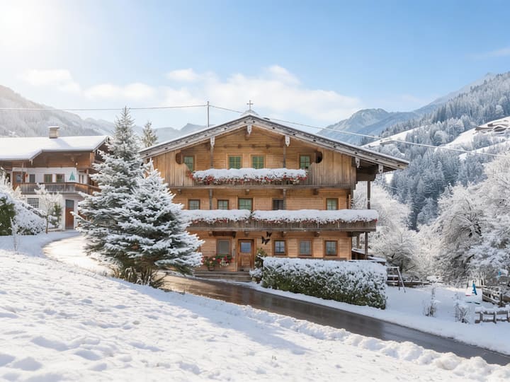 Grand Appartement à La Ferme Avec Jardin - Alpbach
