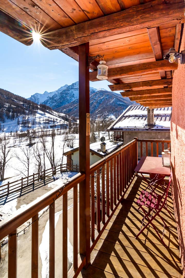 Mountain House With Alpine Views In Traverses - Pragelato