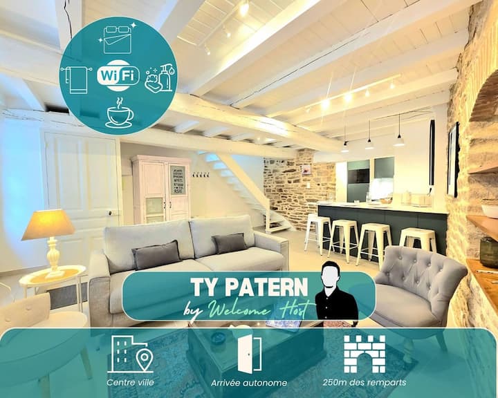 Ty Patern, Maison 17ᵉ Rénovée Calme, Centre Vannes - Vannes