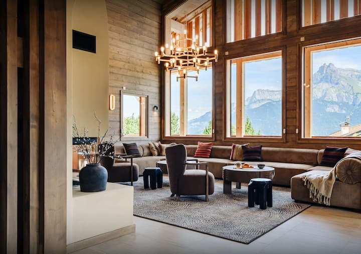 Vacances Pour 12 Avec Sauna Et Jacuzzi - Megève