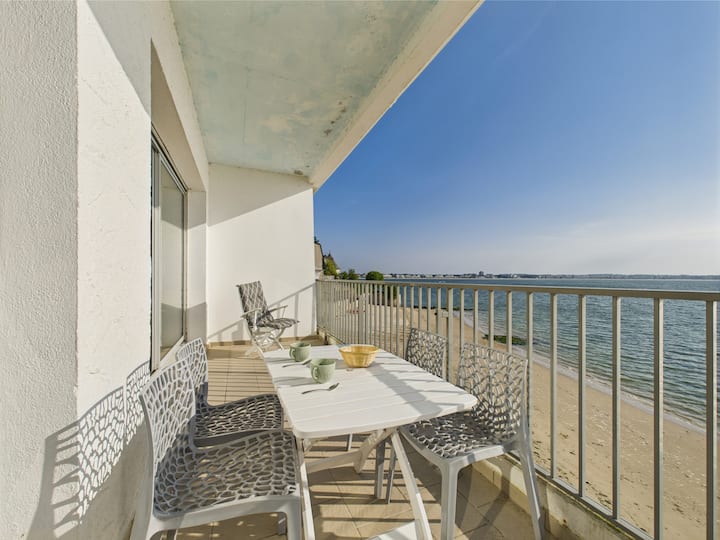 Balcon Face à L'océan Pour 4 - Accès Direct Plage - Plage Le Pouliguen