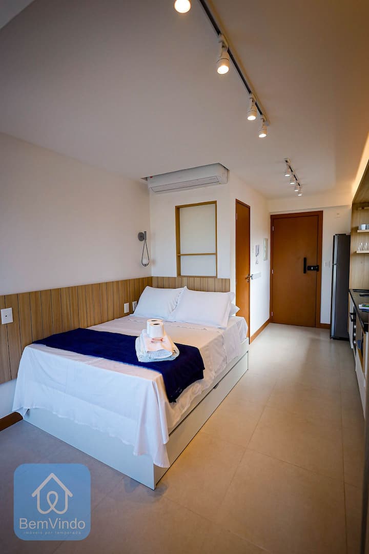 Estúdio Equipado Com Varanda Na Barra - Bahía