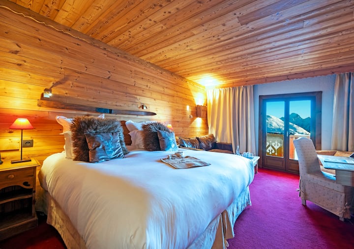 Family Room, Balcon Plein Sud & Spa – Alpe D’huez - L'Alpe d'Huez