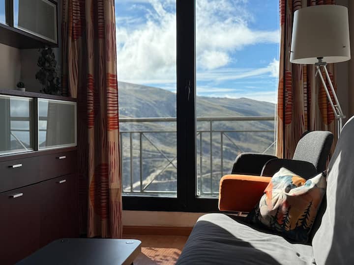 Puesta De Sol Y Nieve - Sierra Nevada