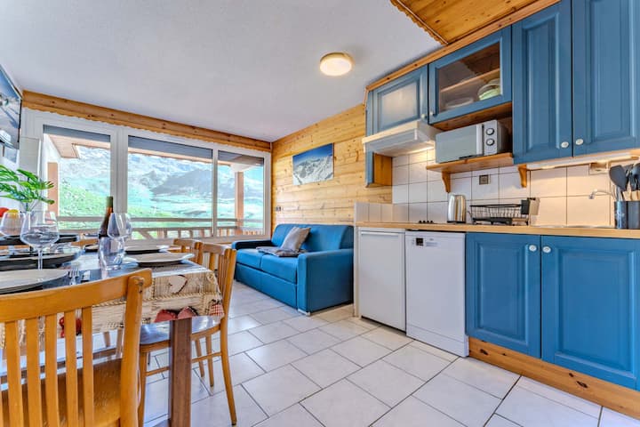 Val Thorens Centre | Ski Aux Pieds | Balcon | 4p - Méribel