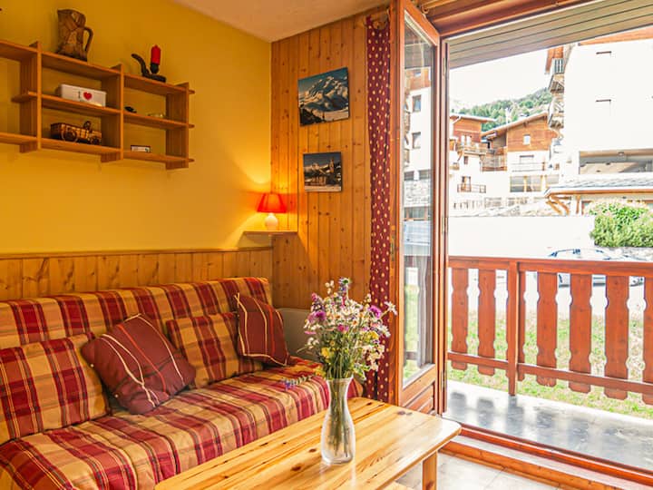 Studio Fonctionnel Avec Balcon Pour 3 Personnes - Aussois