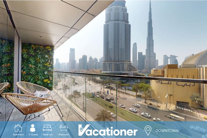 Burj Khalifa Views | Downtown Luxury 1 Bed Stay - Index, WA