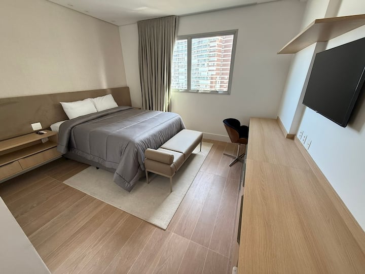 Stay Inn Deluxe Com Vista Mar Parcial - Santos State