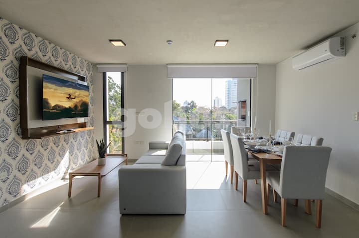 Brand New 3 Br Apt Steps From Villa Morra - Paraguay