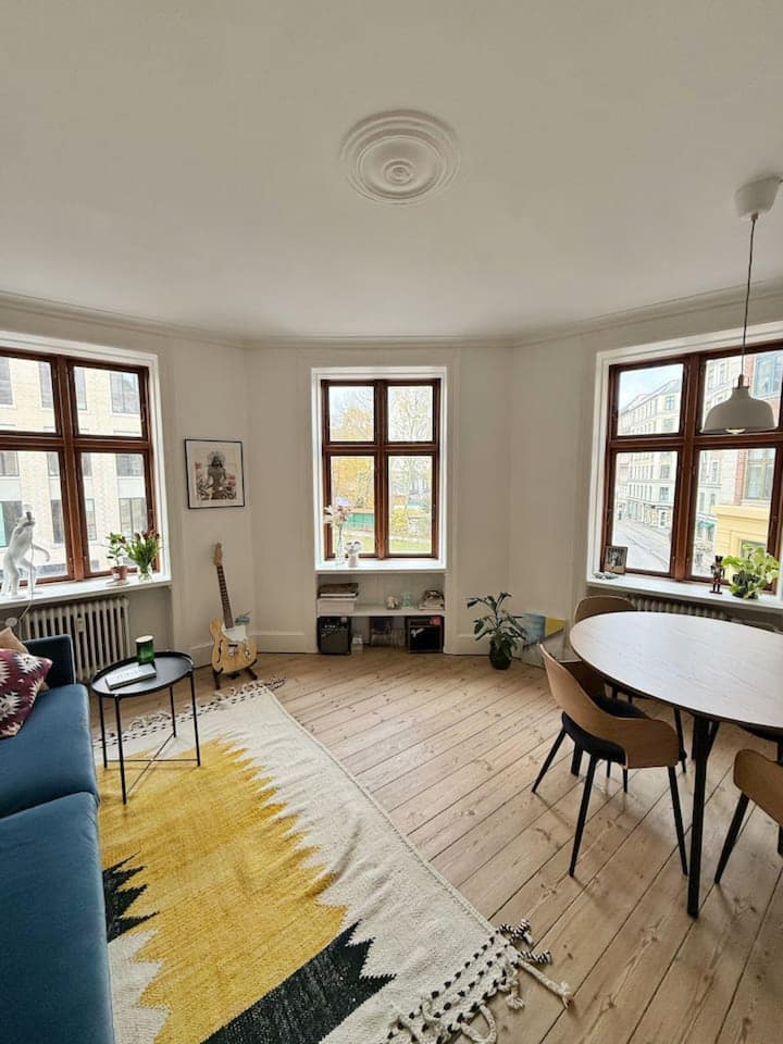 Central & Stylish 3-person Apt | 5 Min To Metro - Copenhague