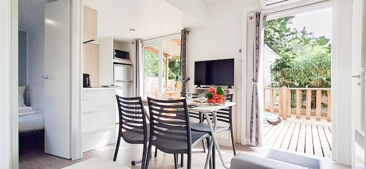 Brume Mobilhome 4 Pers Clim Animaux Ok Plage 7 Km - Saint-Hilaire-de-Riez